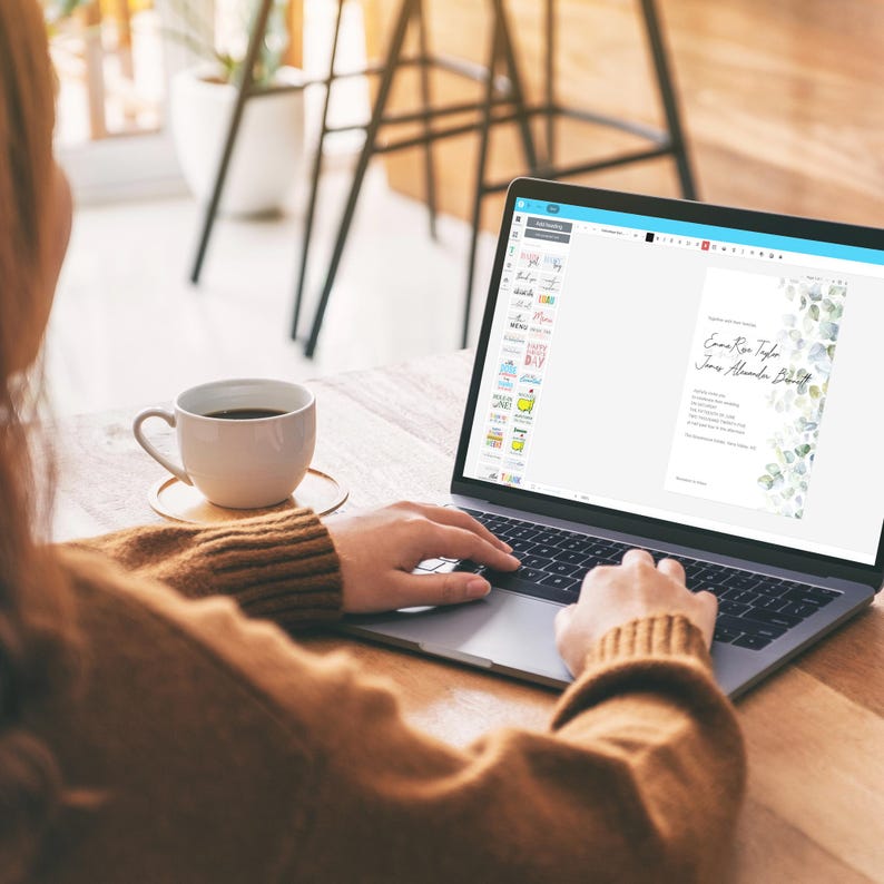 Autumn Leaves - Editable Wedding Invitation Template | Instant Download ...