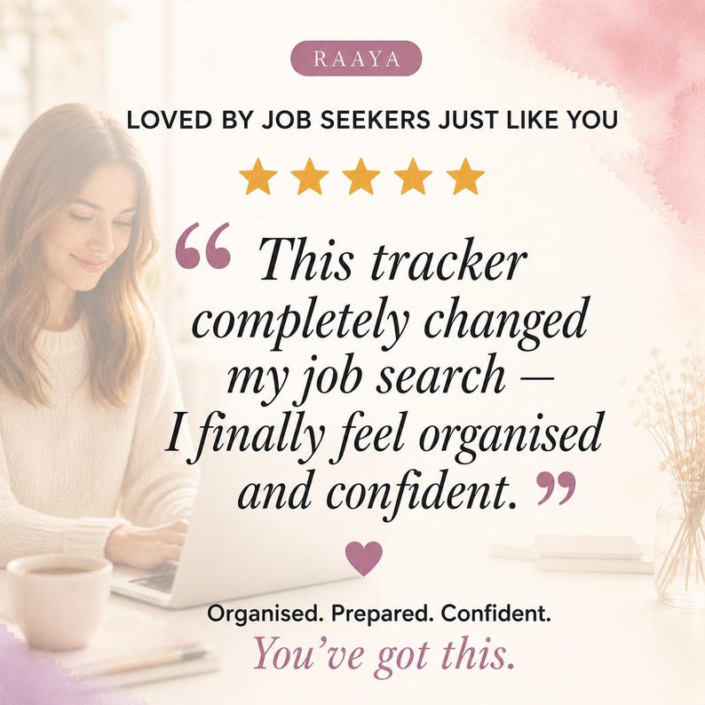 Job Search Planner Excel Google Sheets Tracker Digital Download Career ...