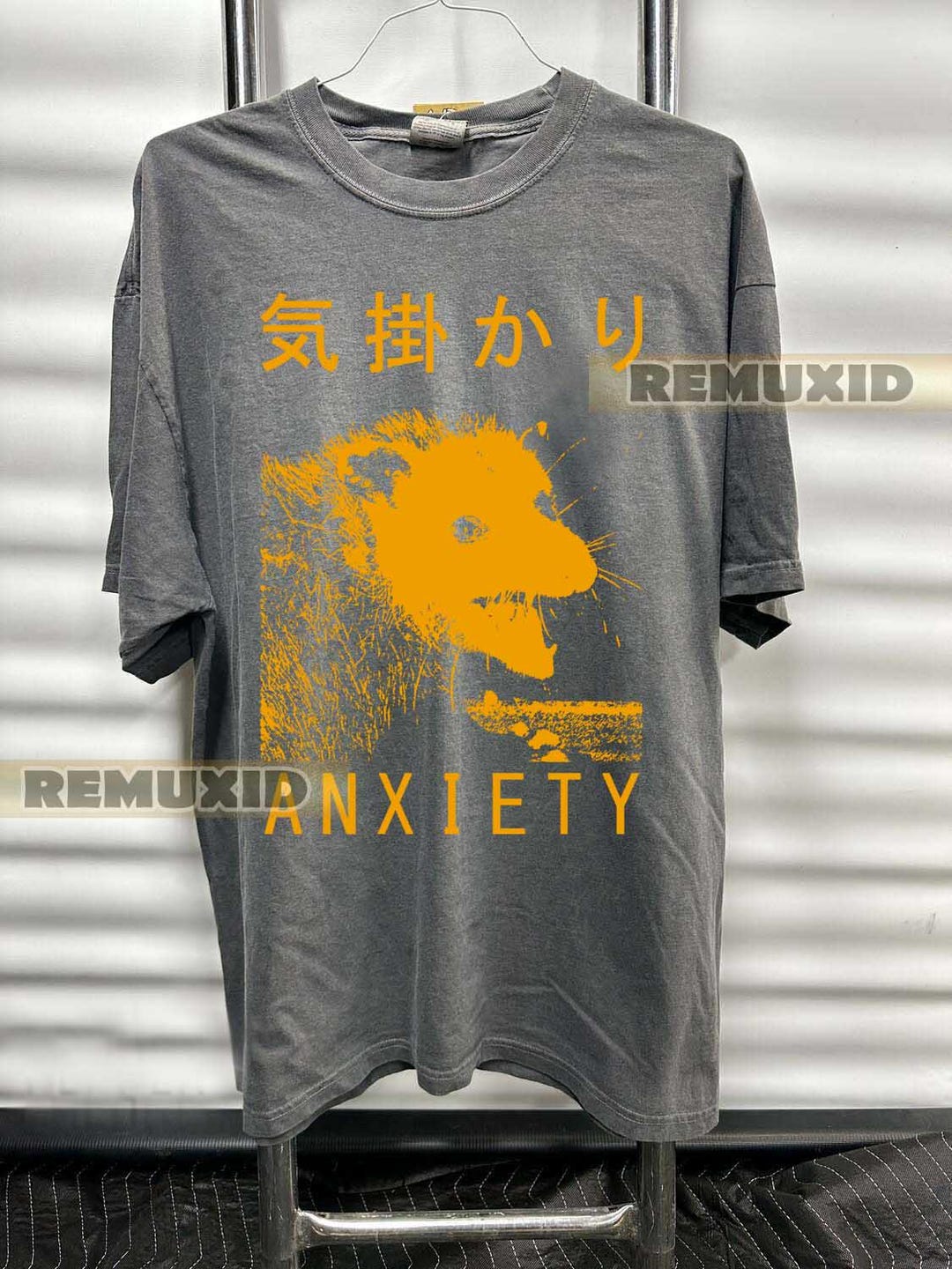 Vintage Anxiety Japanese Opossum Shirt, Opossum Tee, Mental Health ...