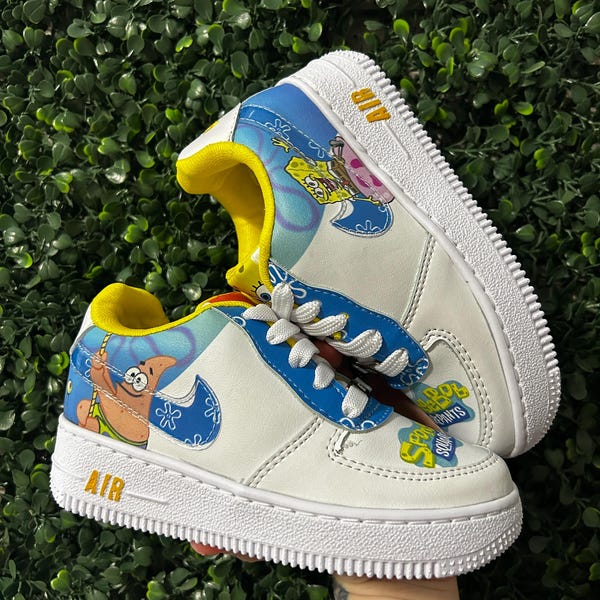Spongebob Shoes - Etsy