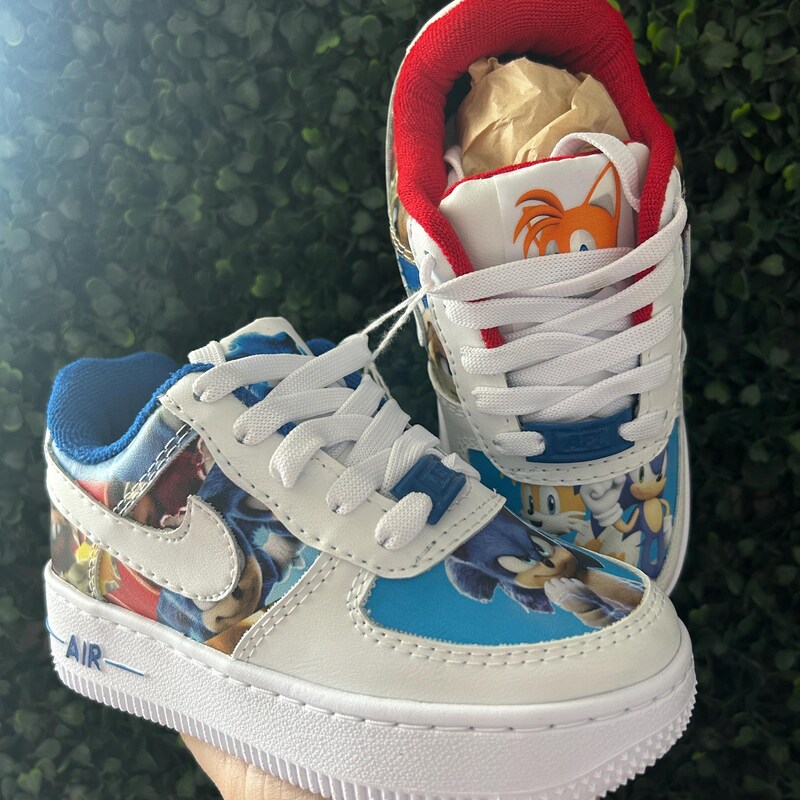 Sonic the Hedgehog Shoes - Etsy