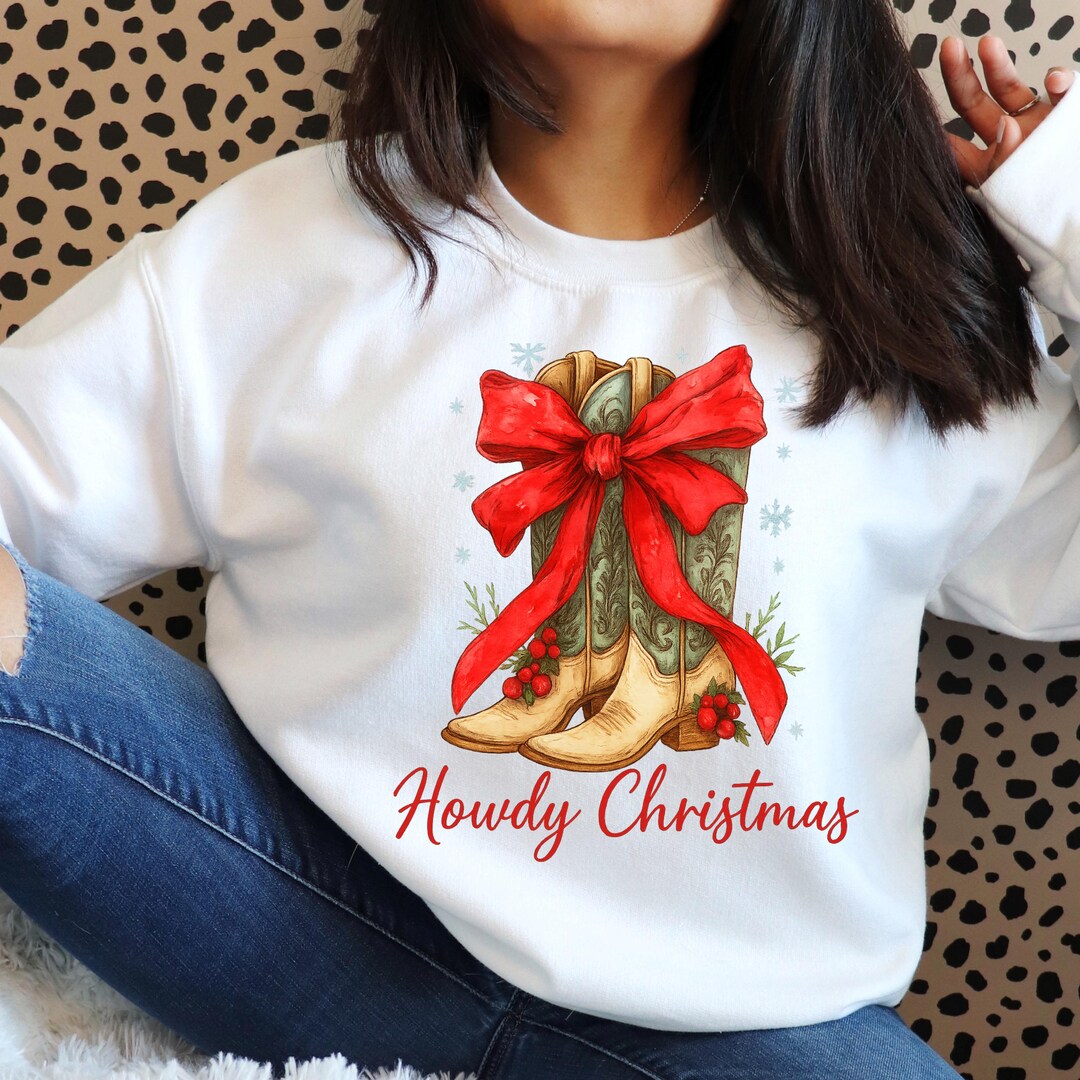 Howdy Christmas Png, Western Holiday Design (digital Download) - Etsy