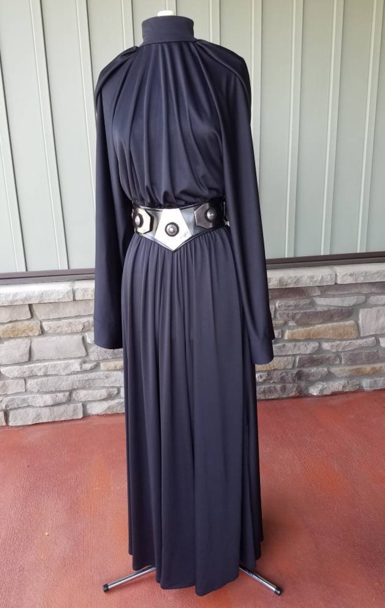 Dark Side Princess Leia Organa Cosplay Crossover Costume Black Gown ...
