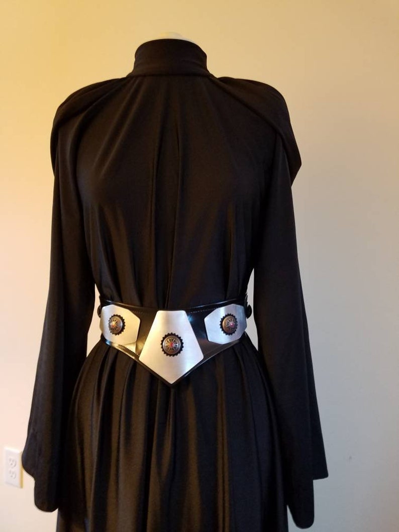 Dark Side Princess Leia Organa Cosplay Crossover Costume Black - Etsy