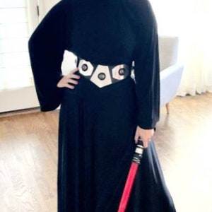 Dark Side Princess Leia Organa Cosplay Crossover Costume Black Gown ...