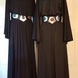 Dark Side Princess Leia Organa Cosplay Crossover Costume Black Gown ...