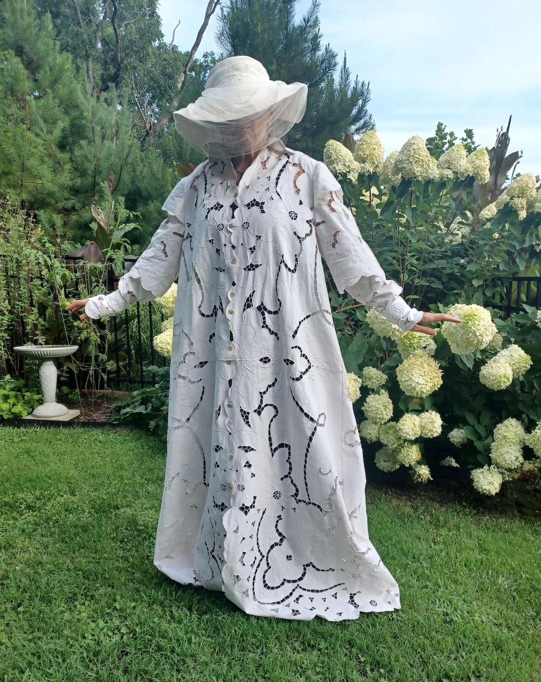 Victorian Duster Coat Vintage Reproduction Bridal Coat Retro Antique ...