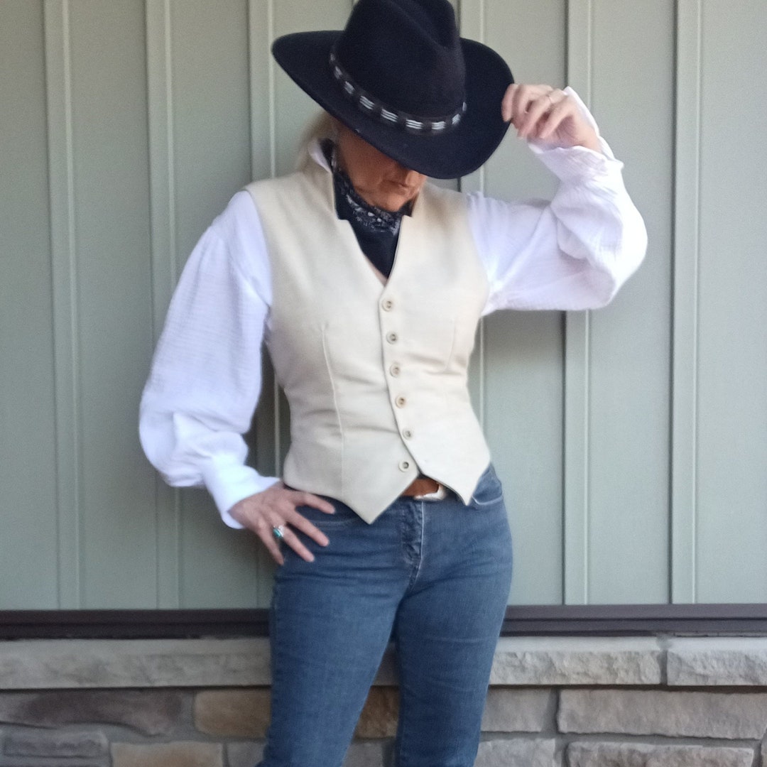 Victorian Vest 1880s Inspired Wild West Lady Gunslinger Cosplay Costume ...