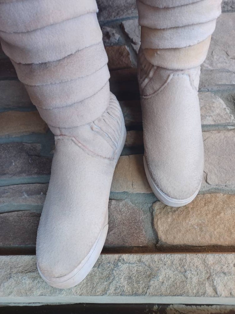 Luke Skywalker Star Wars TLJ Cosplay Boots and Puttees Leg - Etsy