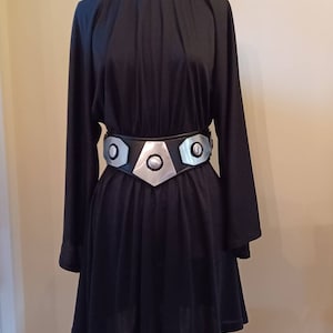 Dark Side Princess Leia Organa Cosplay Crossover Costume Black Gown ...