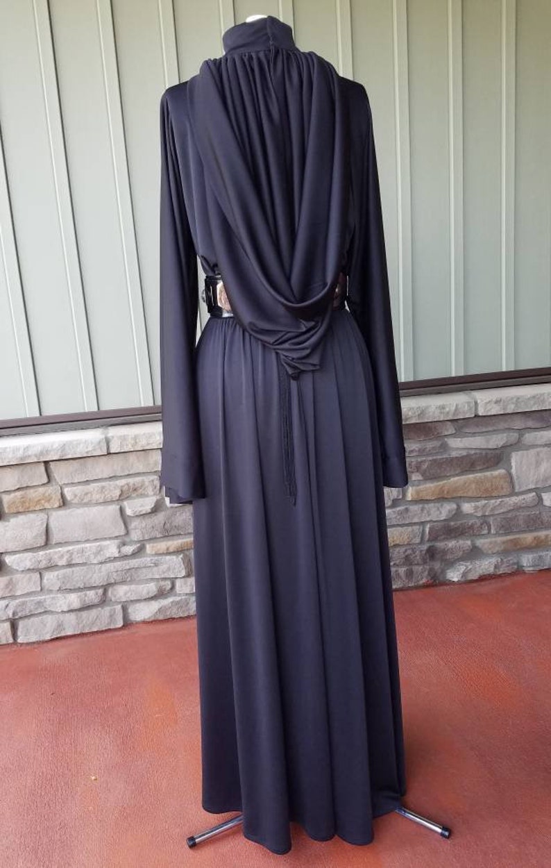 Dark Side Princess Leia Organa Cosplay Crossover Costume Black Gown ...