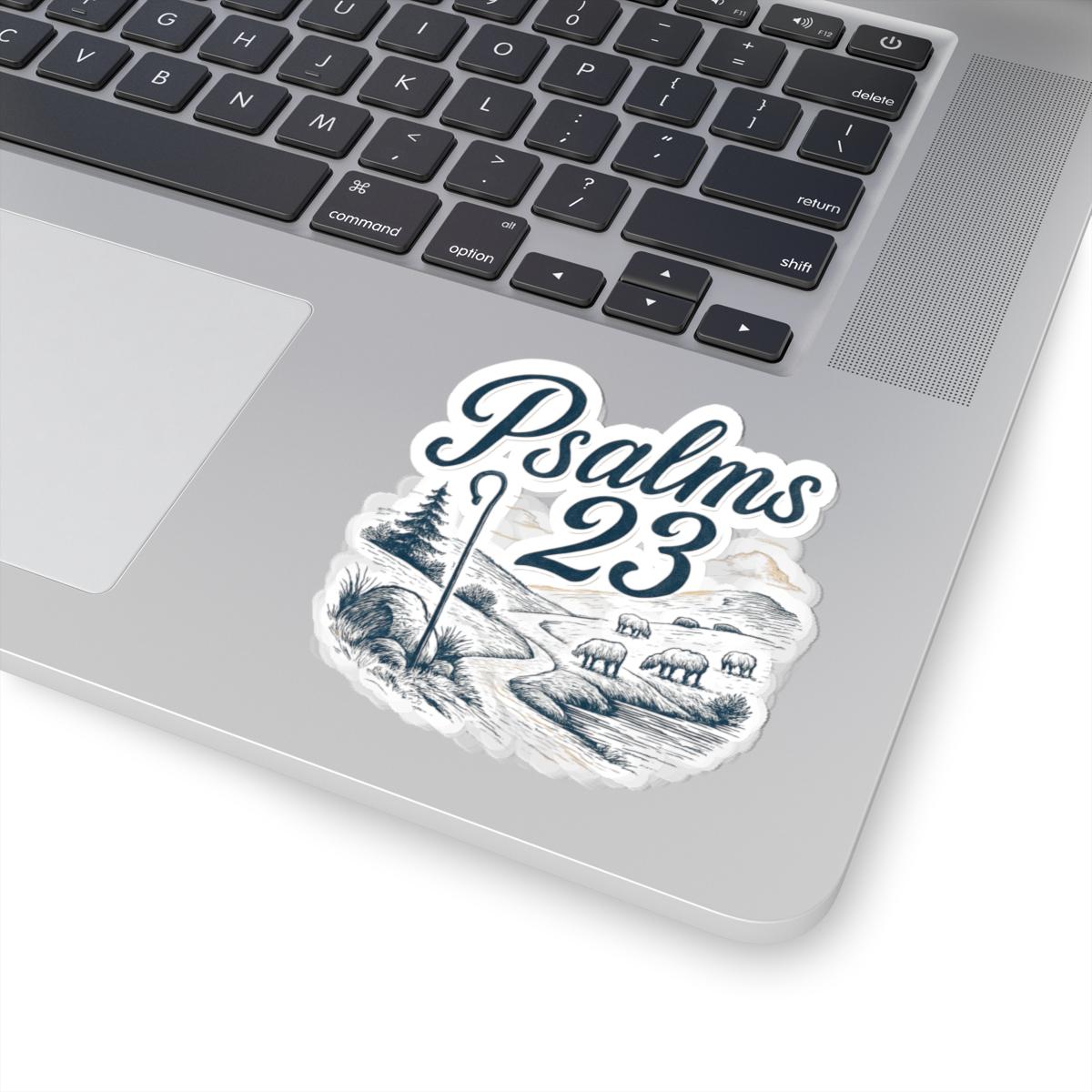 Psalms 23 Shepherd Scene Sticker | Kiss-cut Waterproof Sticker - Etsy