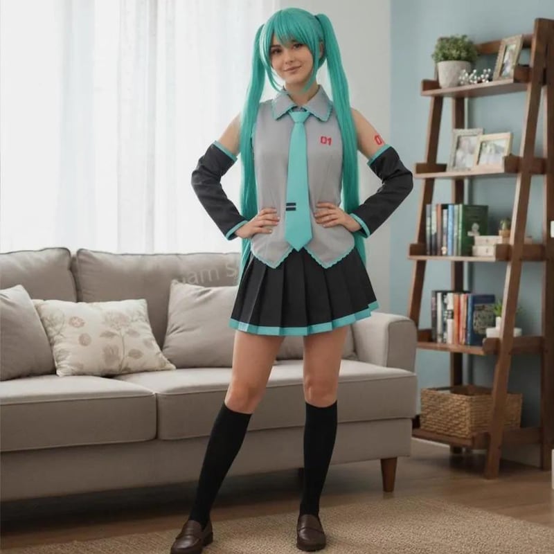 Kids miku halloween costume - Etsy.de