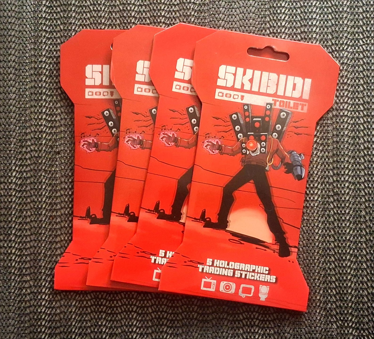 Skibidi Toilet Stickers 4 Packs Total - Etsy