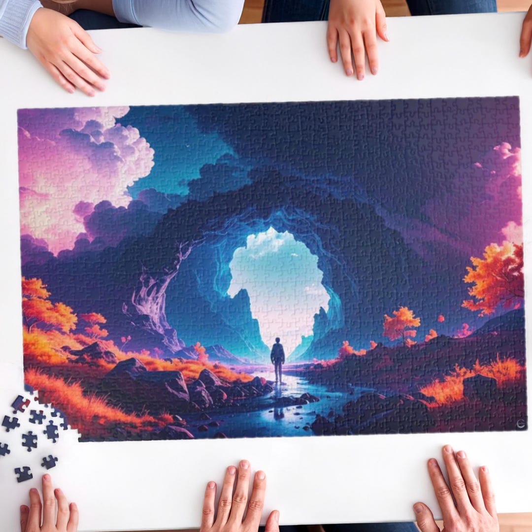 Mystic Gateway Fantasy Puzzle (520, 1014-piece) - Etsy