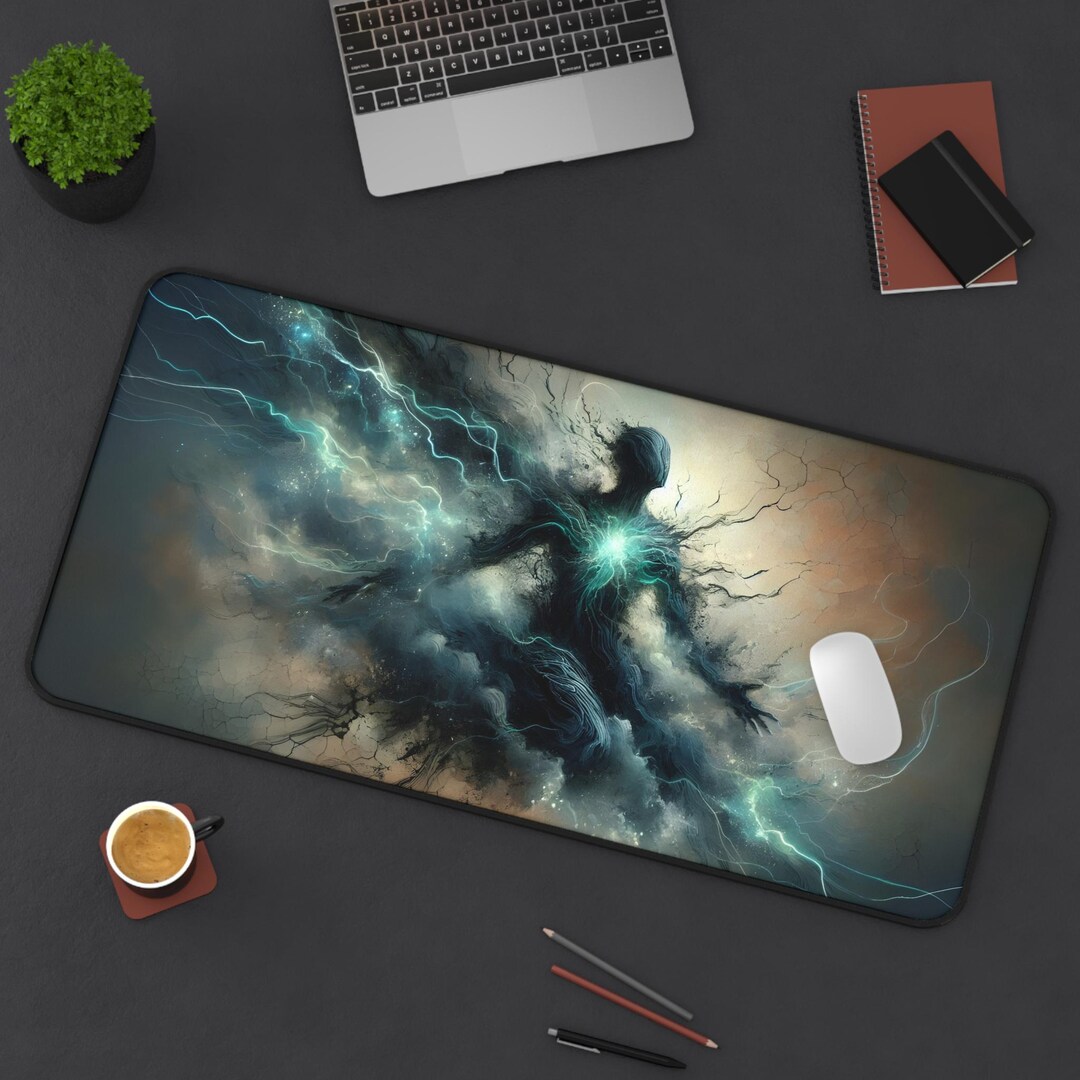 Cosmic Energy Gaming Mousepad XL | Abstract Sci-fi Desk Mat - Etsy