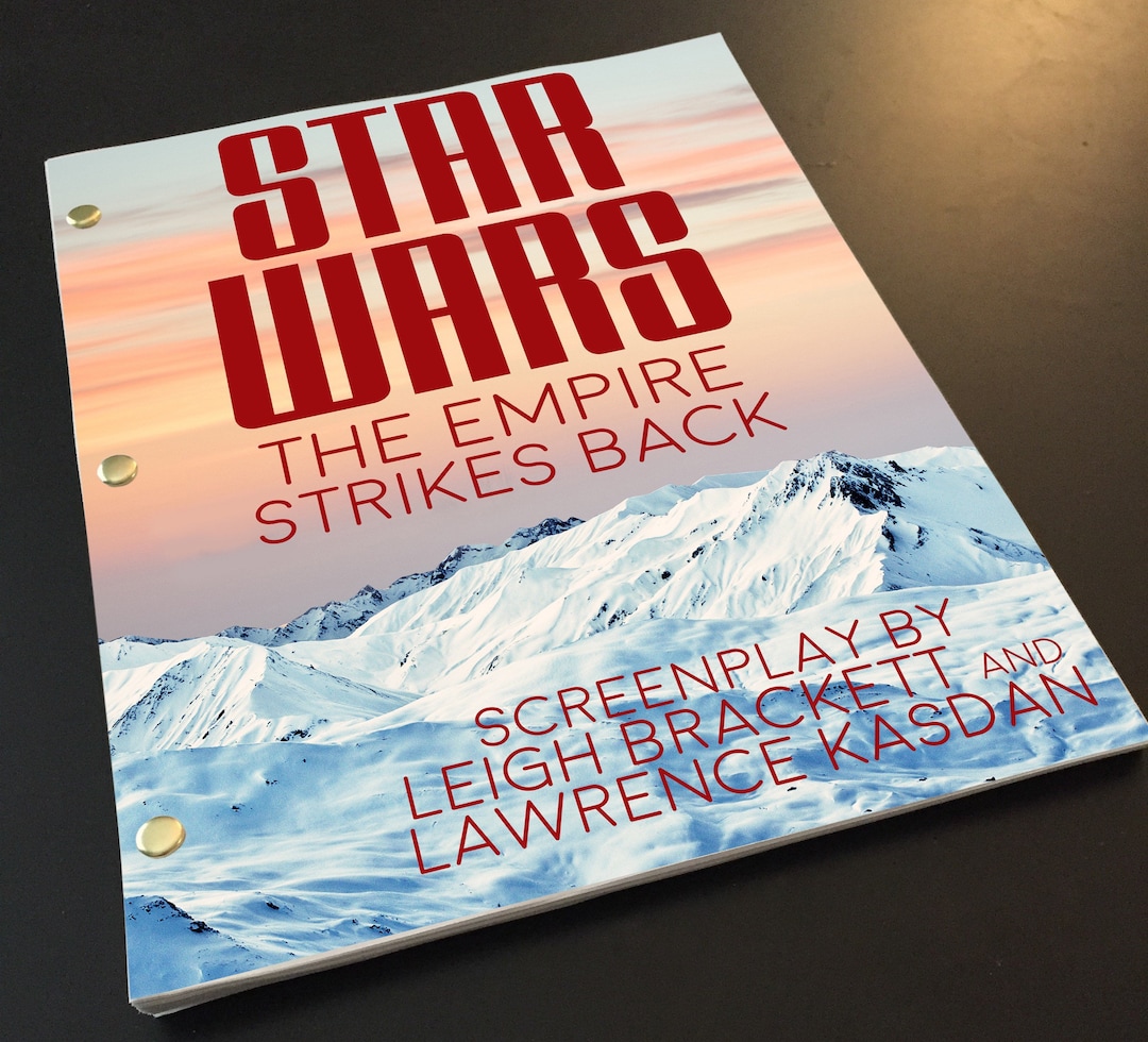 STAR WARS: the Empire Strikes Back Screenplay W/ Movie Buff Cover Art ...