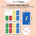 Uno Card Template, Custom Card Deck (digital Download) - Etsy