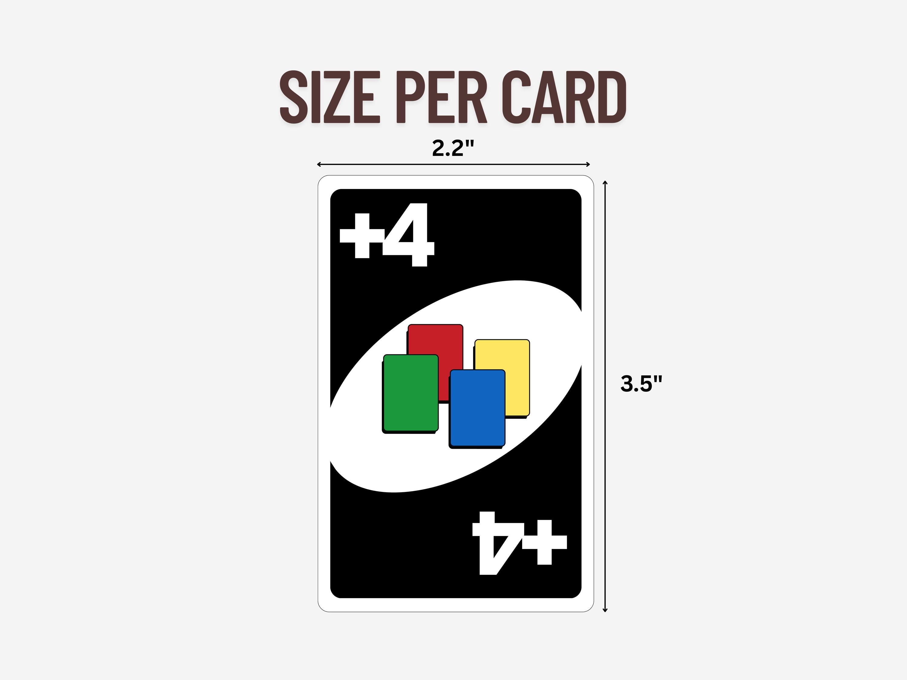 Custom Uno Card Template Digital Download, Uno Cards, Playing Cards ...
