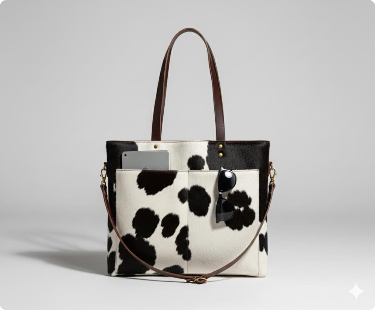 The Artisan Handmade Hide | Tri-color Cowhide Bags & Western Leather ...