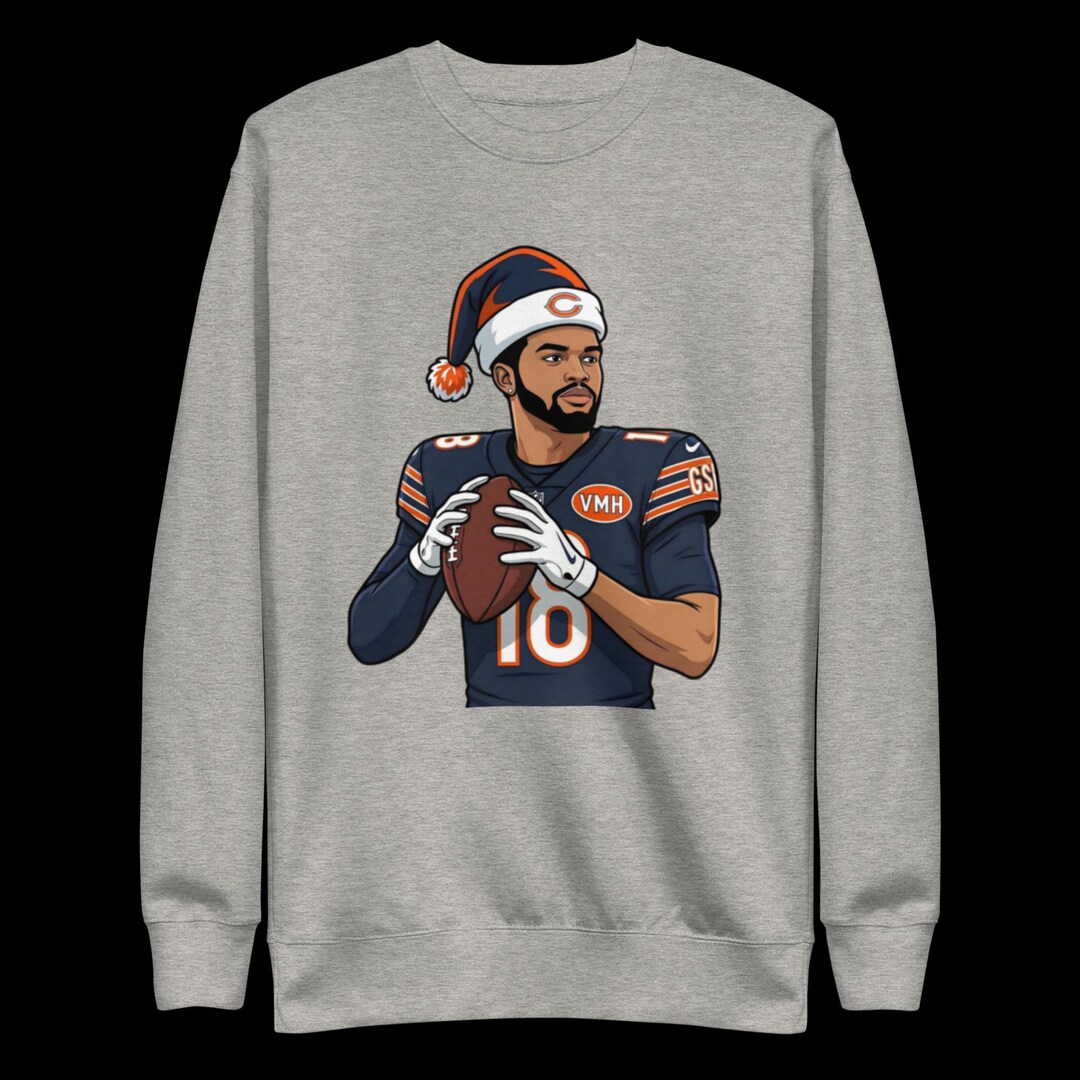 Chicago Bears Caleb Williams Christmas Sweatshirt - Etsy