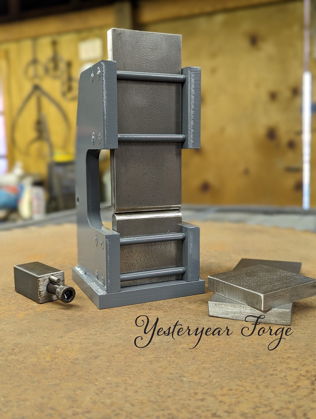 G3 Guillotine Tool---- Blacksmith, Tinsmith, Metalworking Tool ,C Frame ...