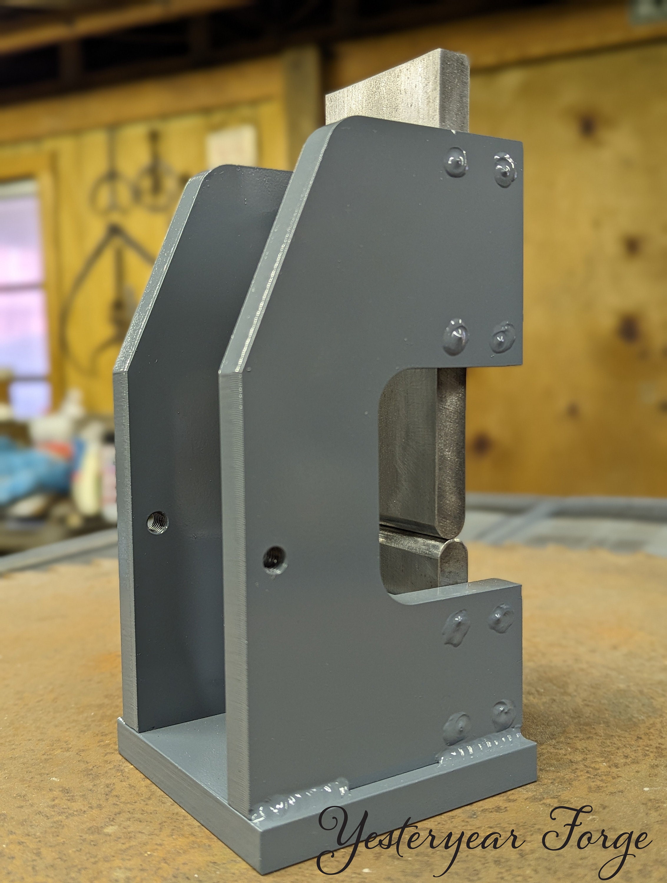 G3 Guillotine Tool---- Blacksmith, Tinsmith, Metalworking Tool ,C Frame ...