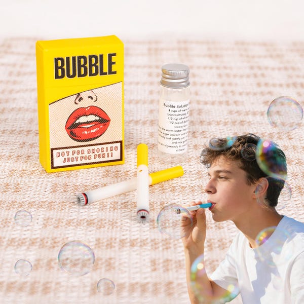 Bubble Cigarette Toy - Etsy
