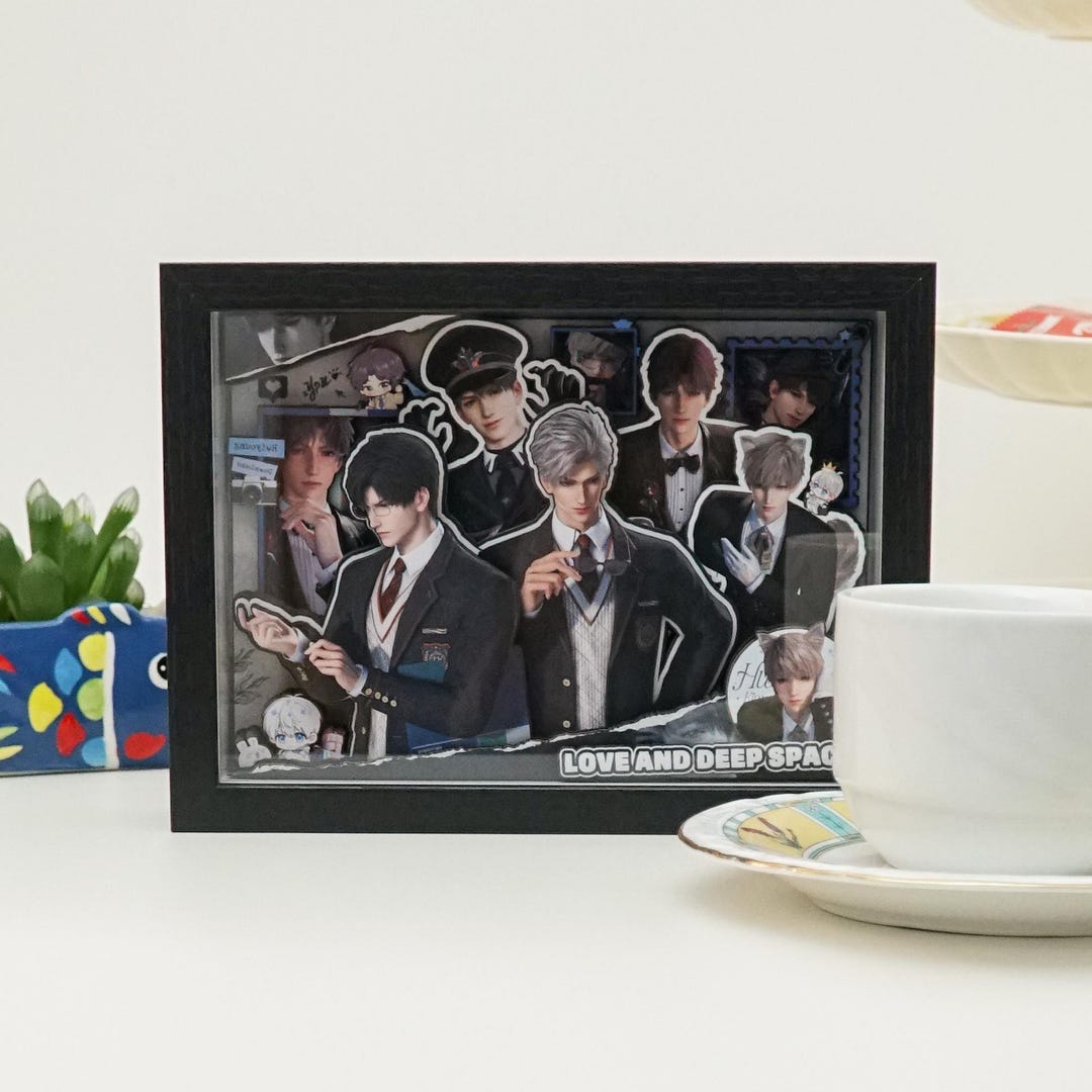 Love and Deepspace 3D Paper Art Frame 9-layer Handmade LADS Collectible ...