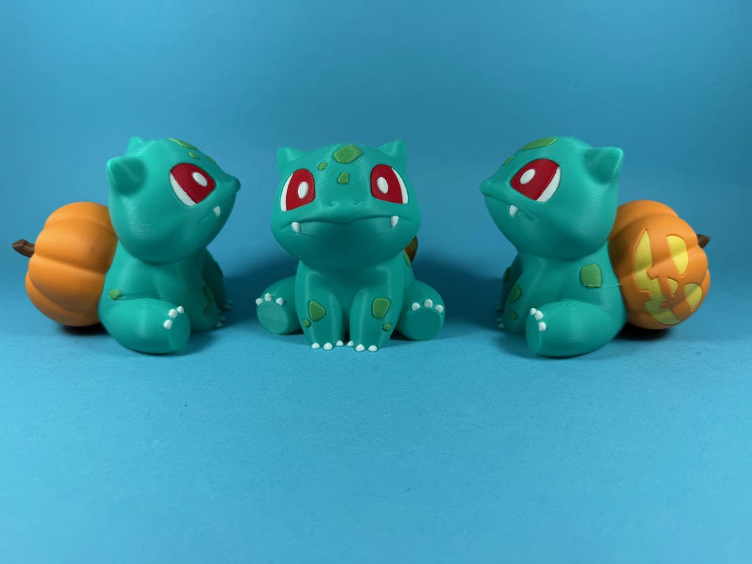 Bisasam Bulbasaur Halloween Pumpkin Pokeball Fan Figure Nintendo Game ...