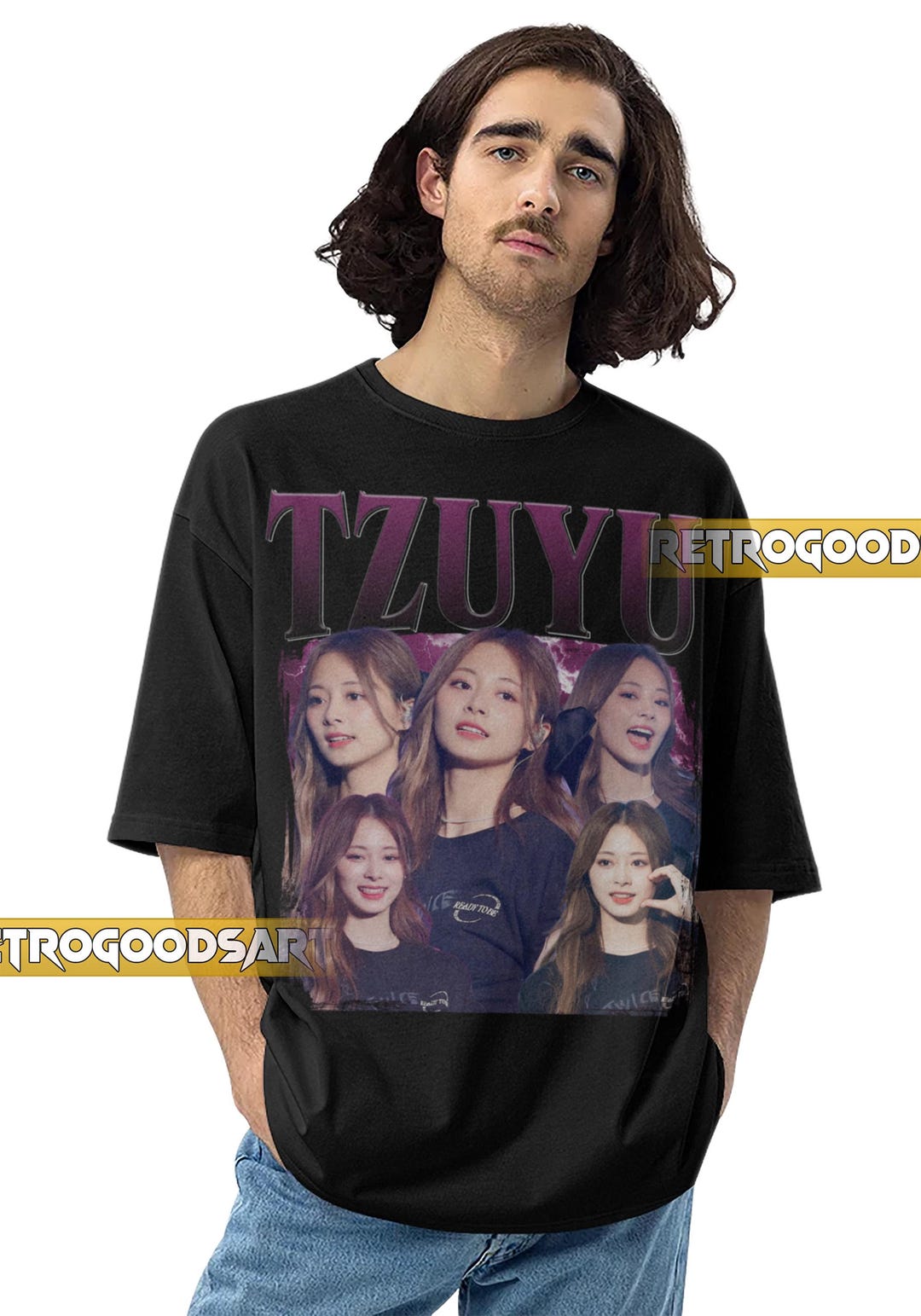 TZUYU TWICE GIRLGROUP Retro Shirt / Tzu-yu Vintage Band Tee / Chou Tzu ...