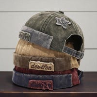 Wool Docker Cap: Brimless Sailor Fisherman Hat - Etsy