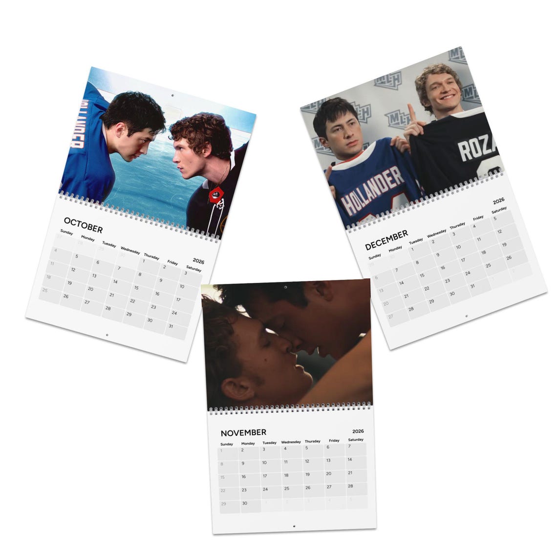 Heated Rivalry 2026 Wall Calendar, Heated Rivalry Fan Gift for Fan ...