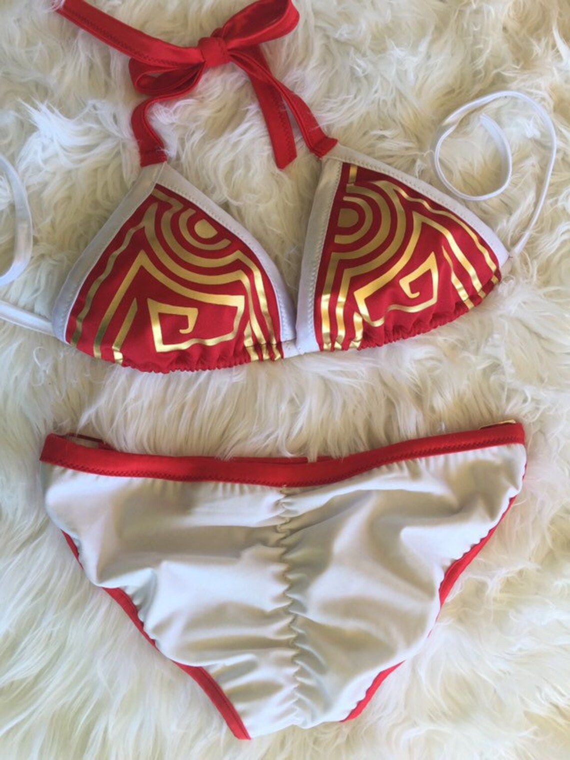 Lol Ahri Inspired Cosplay Bikini Etsy Denmark