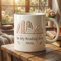 Book Lover Mug - Drink Coffee Read Books Be Happy - Bibliophile Gift ...