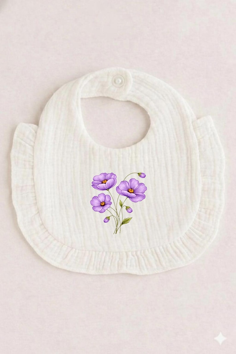 Purple Poppy Embroidery Design, Floral Satin Fill Stitch Pattern ...