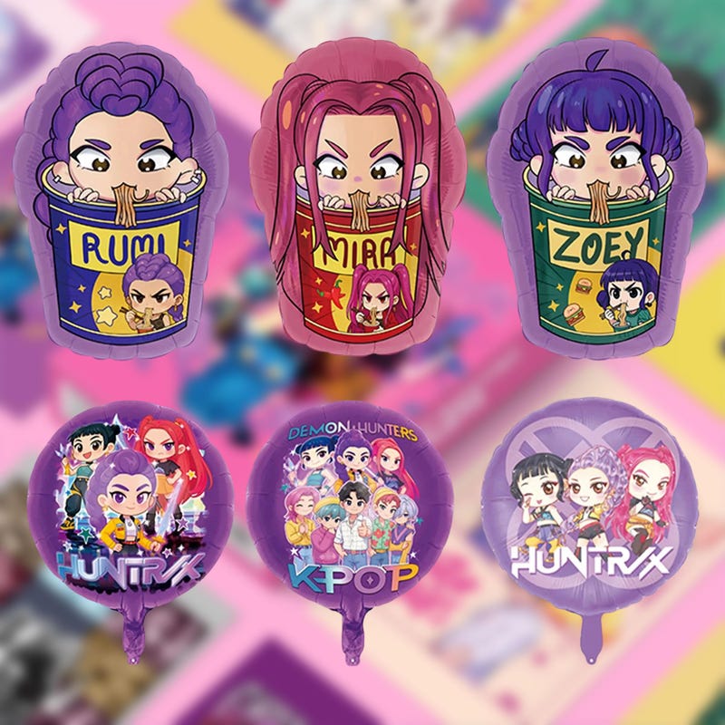 Kpop Demon Hunters Mylar Balloon - Etsy New Zealand