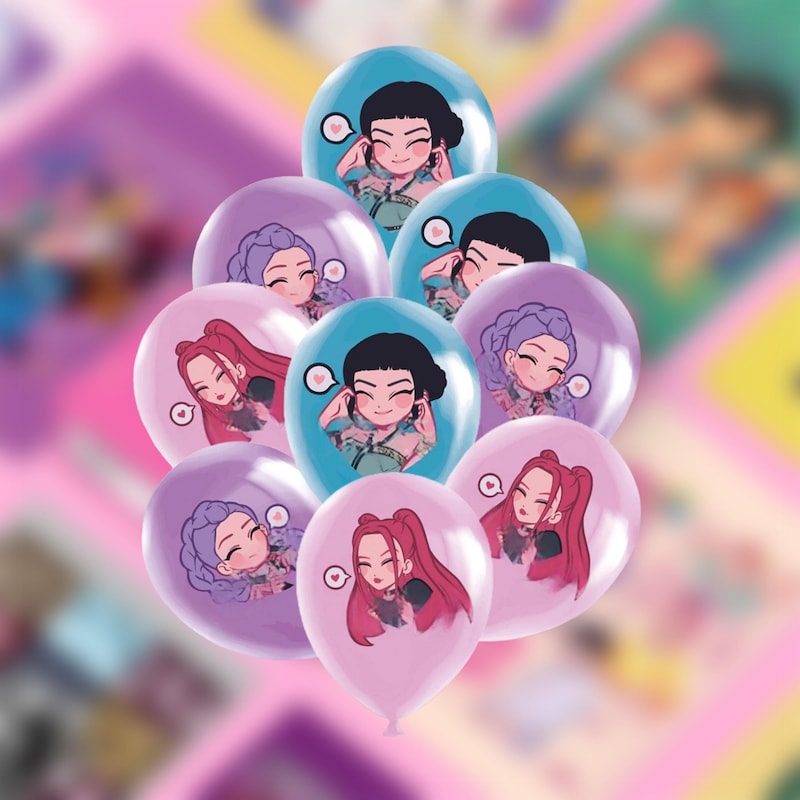 Kpop Balloon Set - Etsy UK