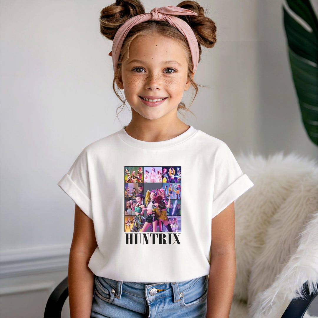 Kpop Demon Hunters Kids Tee, Kawaii Demon Slayer Shirt, Anime Kid Gift ...