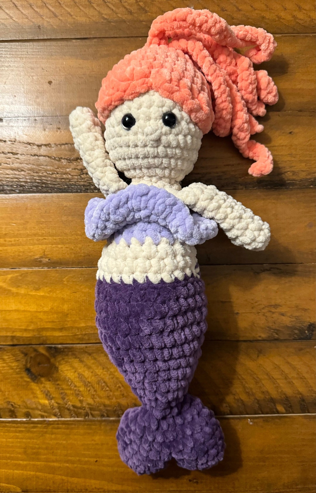Finished Plushie, Medium Mermaid, Crochet Merbabies, Crochet Mermaid ...
