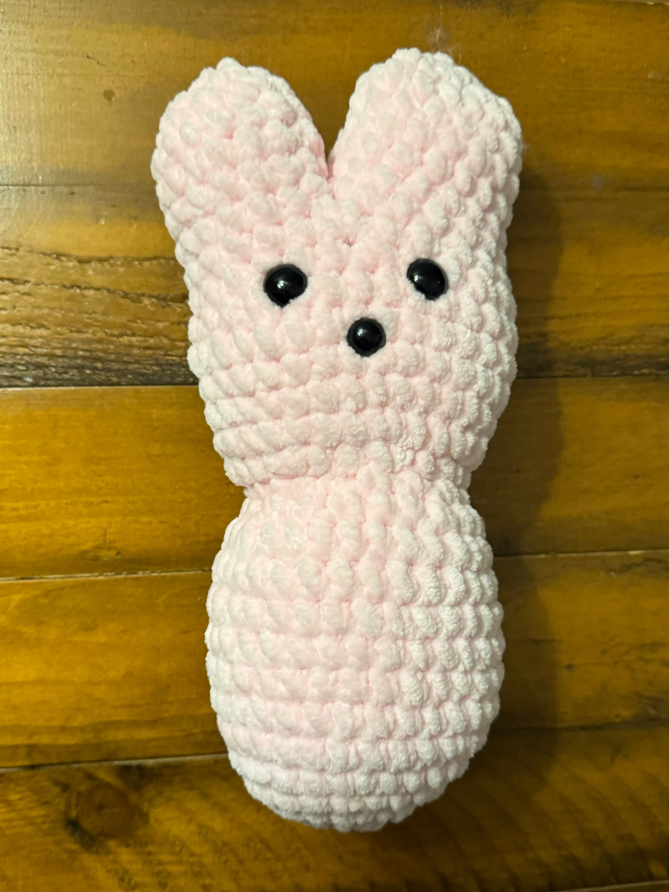 Finished Plushie, Ready to Ship Crochet Peeps, Easter Bunny ...