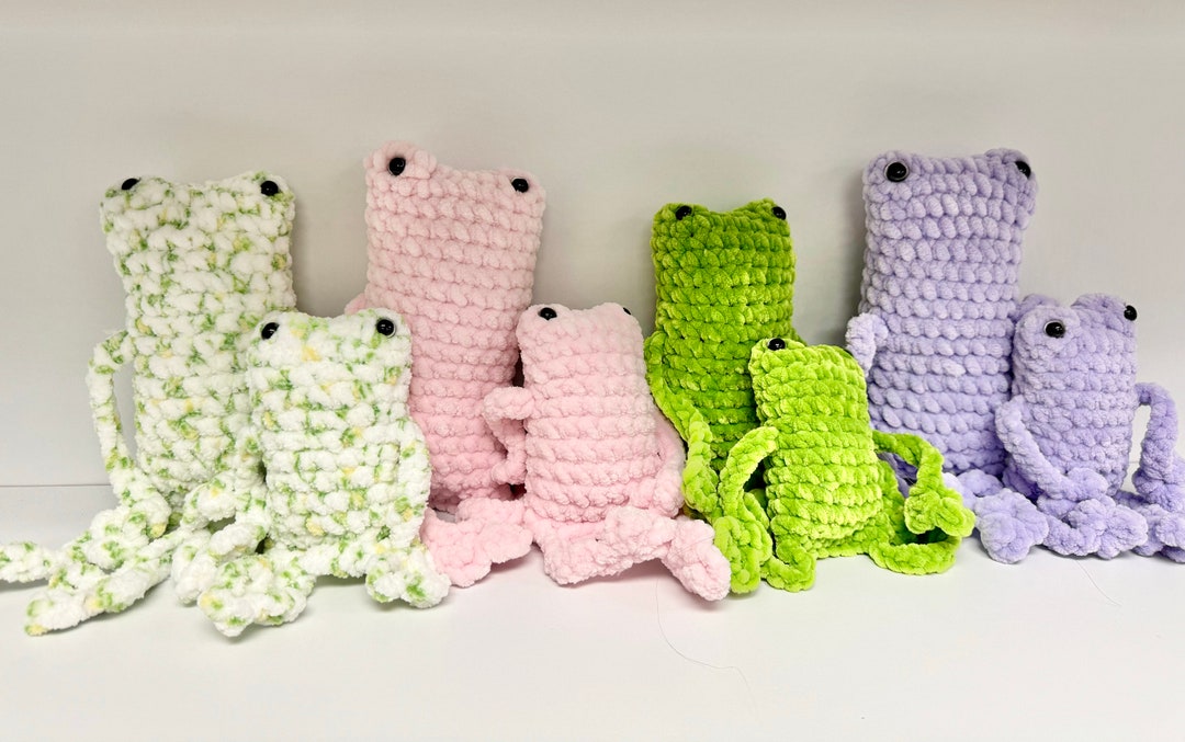Finished Plushie Frogs, Crochet Toy or Gift - Etsy
