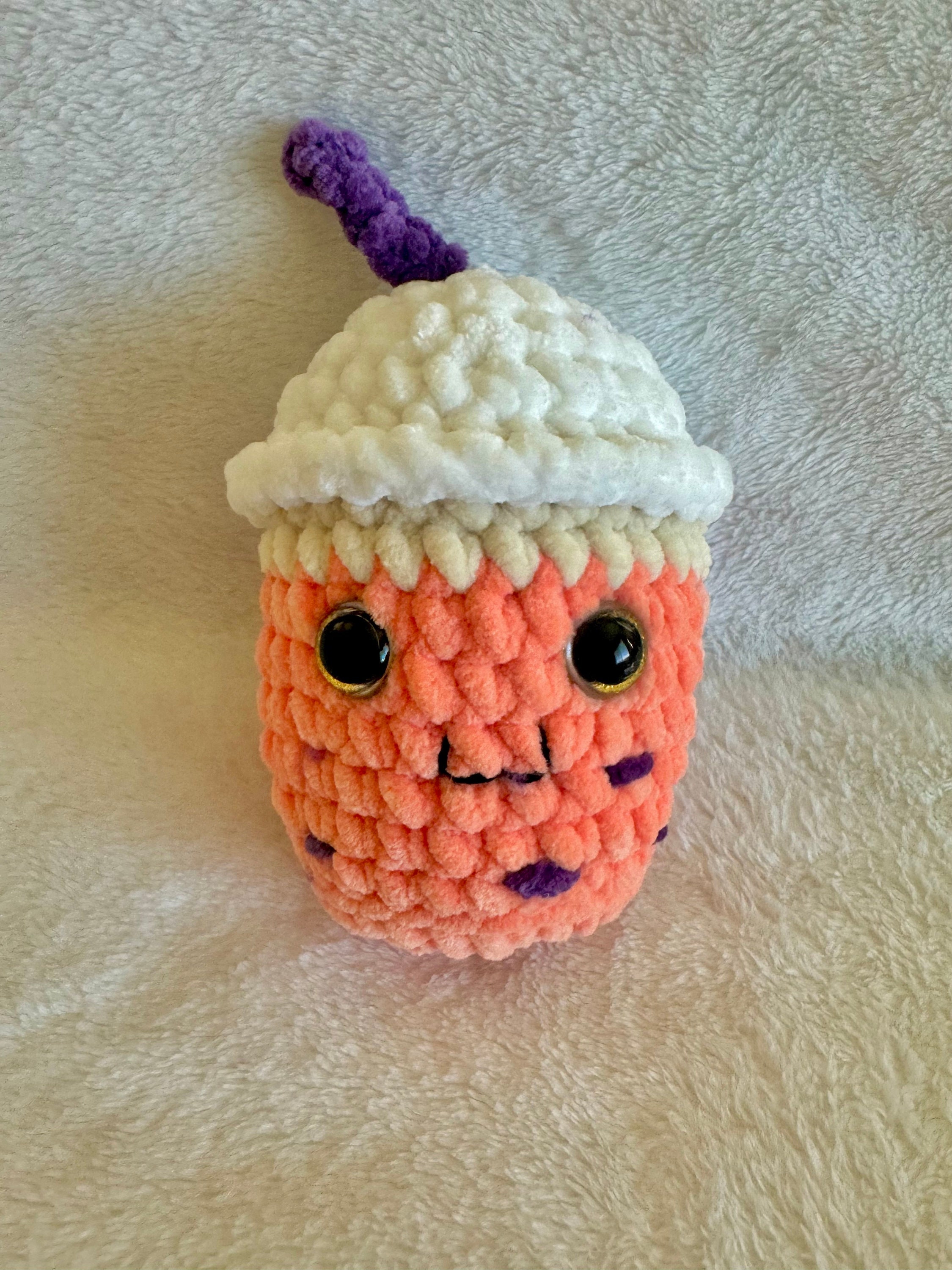 Finished Plushie, Boba Drink, a Crochet Gift or Toy - Etsy
