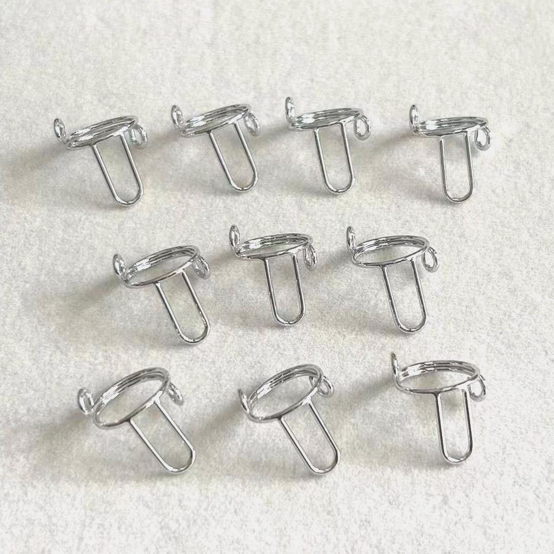 Adjustable Nail Rings Set, Gold Fingertip Midi Rings, Press-on Art ...