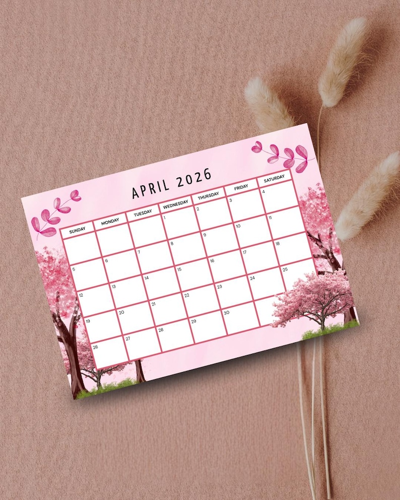 2026 Monthly Calendar Bundle, Minimal Printable 2026 Planner for Kids ...