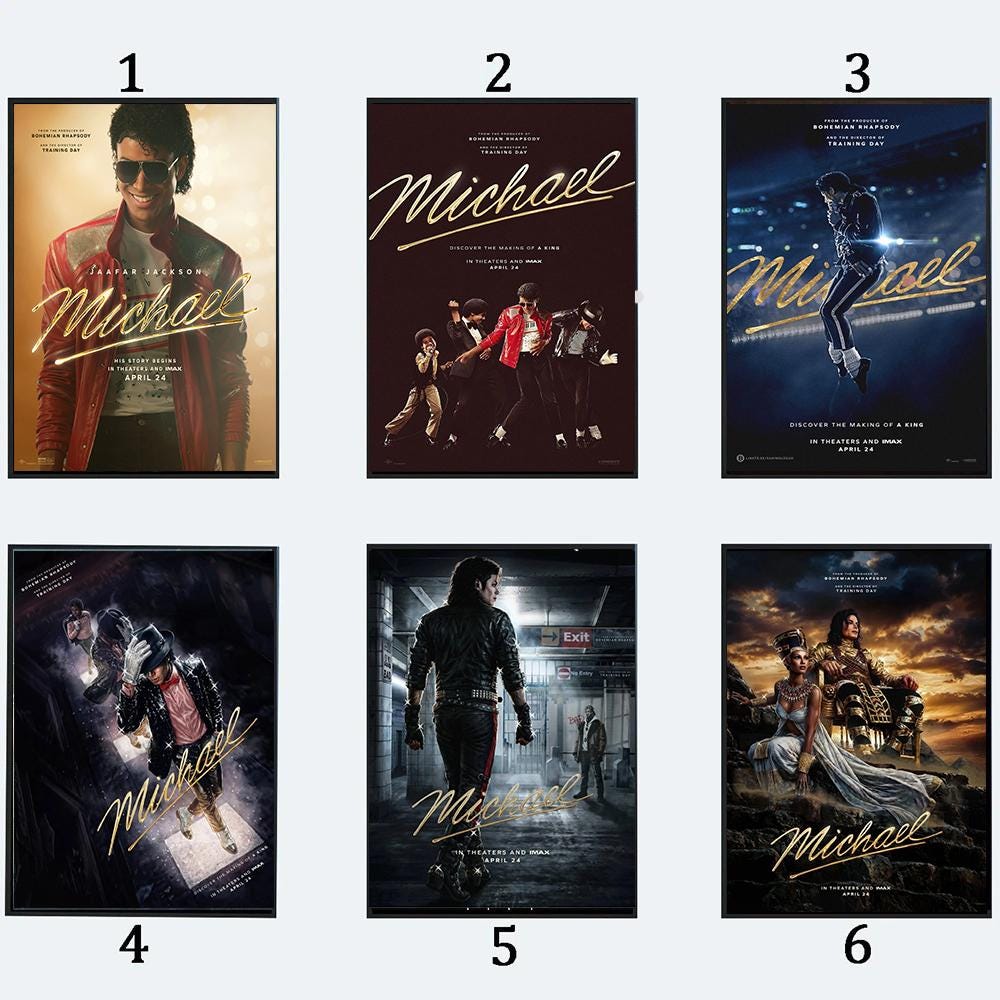 Michael Jackson Michael 2026 Movie Poster, 2026 Movie Poster - Etsy