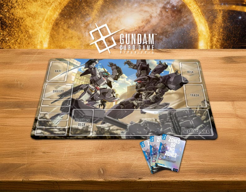 Gundam Playmat – Barbatos - TCG Gundam Card Game 24"x14"(600x350x3mm ...