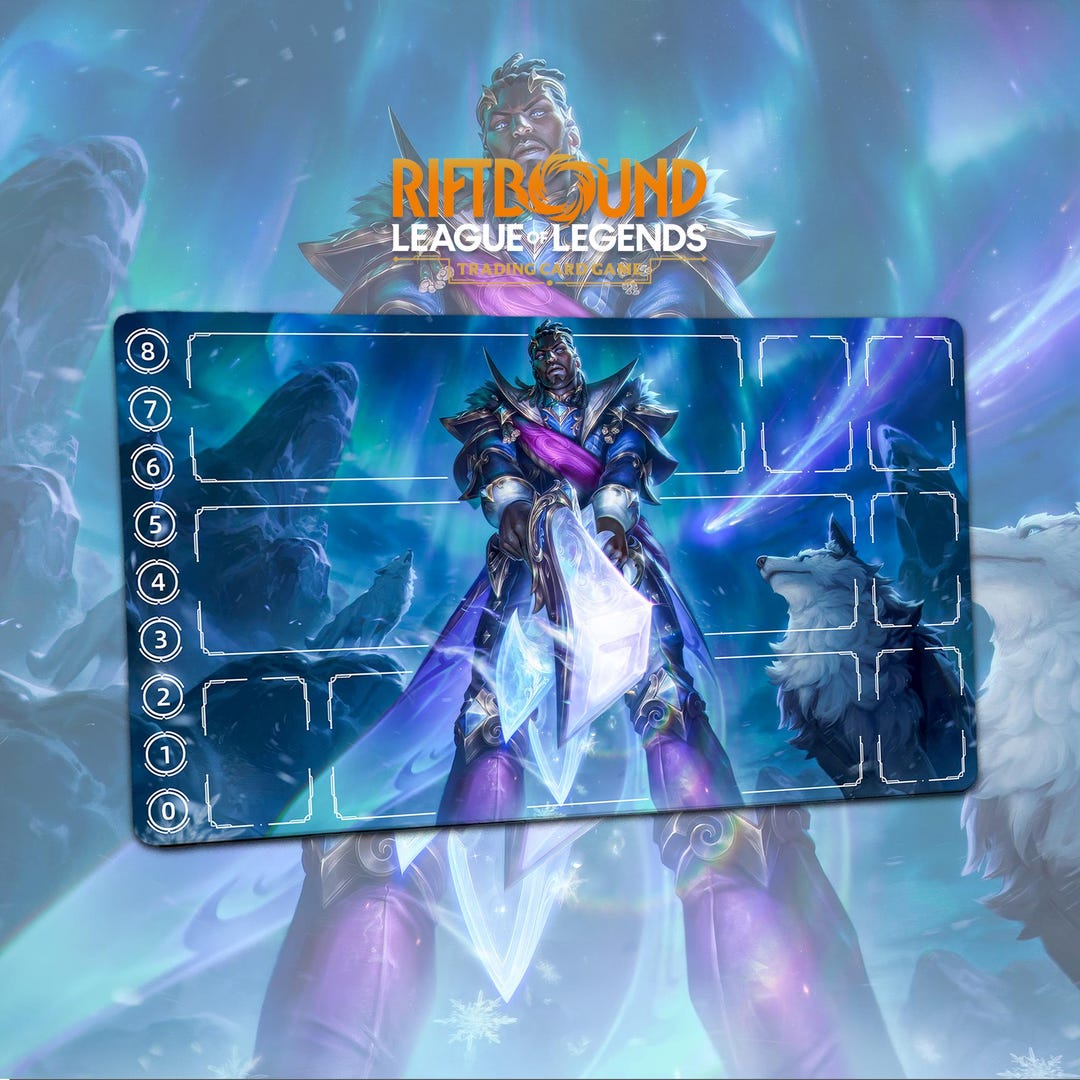 Playmat - Lucian - Riftbound LOL TCG Game Mat 24"x14" (600x350x3mm ...