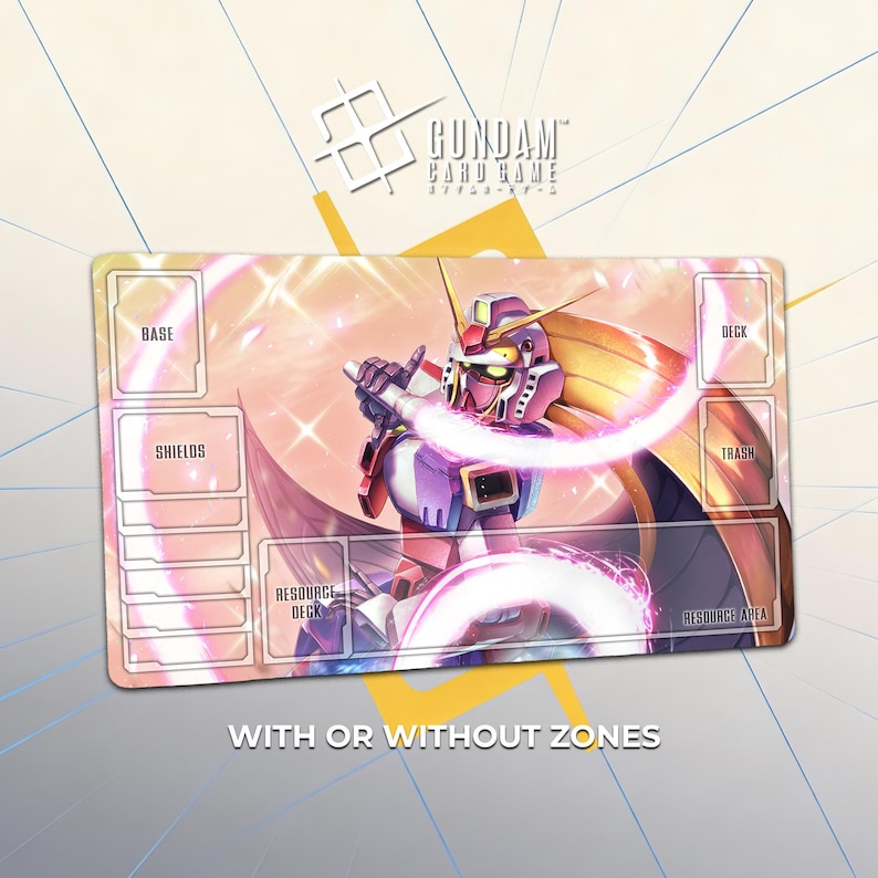 Nobell Gundam Playmat – Mobile Fighter G - TCG Gundam Card Game Deskmat ...
