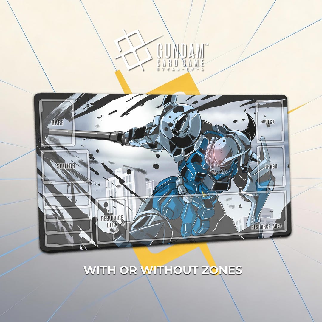 Zaku Gouf Custom Gundam Playmat – the 08th MS Team - TCG Gundam Card ...